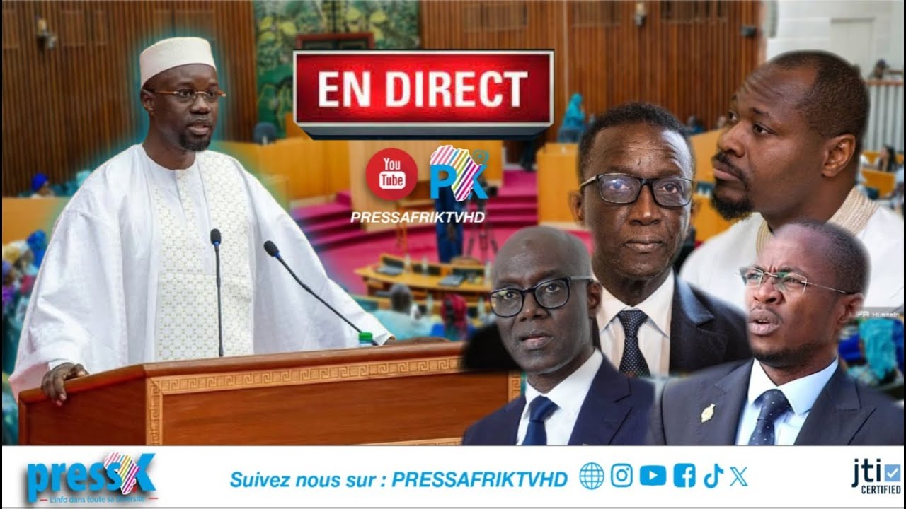 🔴DIRECT | Assemblée Nationale : Le Premier Ministre face aux ...