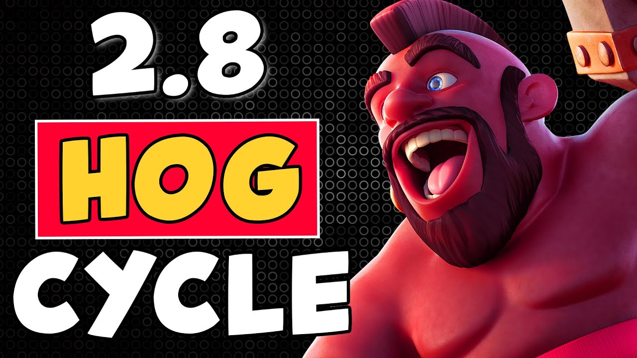 NEW META 2.8 Hog Rider Evolved Wizard Cycle Hard Matchup - Clash Royale ...