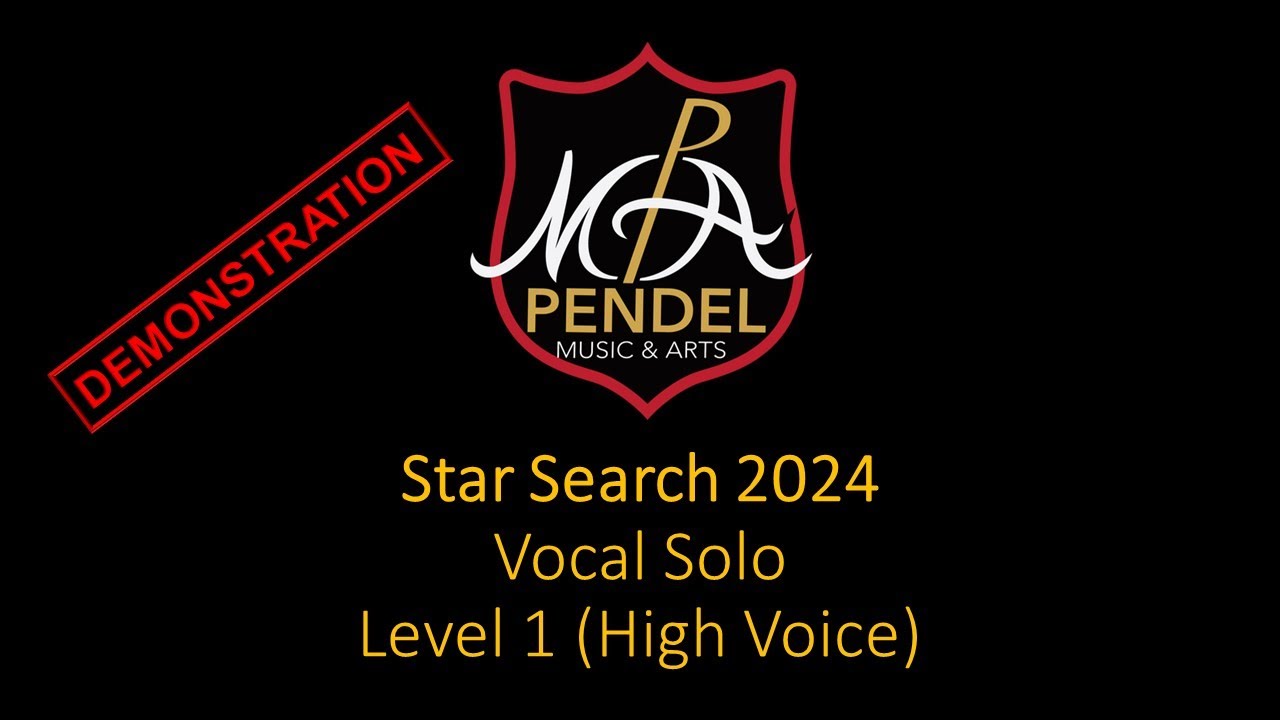 Walk in the Light; Demo (High Voice) - Star Search 2024 - Vocal Solo ...