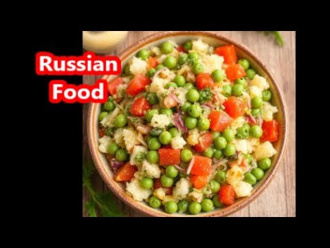 Russian Food, Borscht, Russian Vodka, Blini, Pirog - YouTube