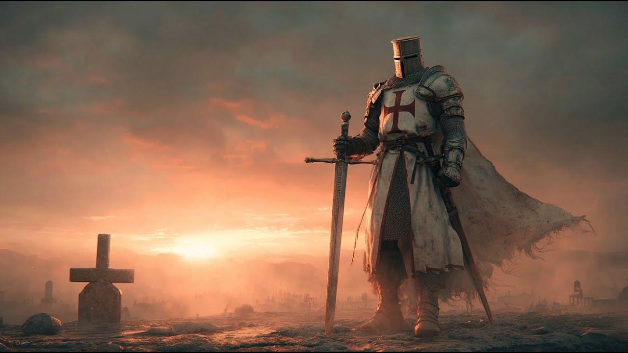 The Pope & His Knights Templar | Epic March Across Rome | Medieval ...