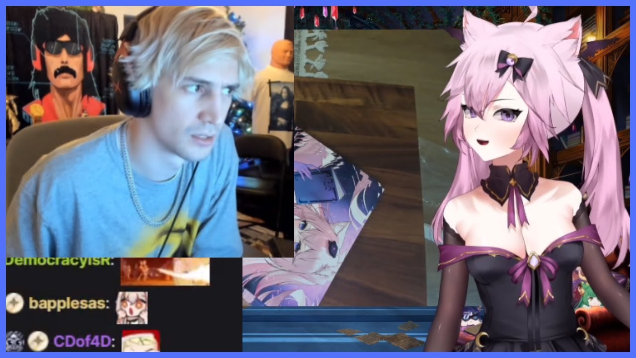 xQc reacts to VTuber Face Reveal - YouTube