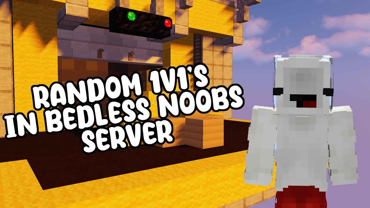 So I did random 1v1's In bedless noob's server... | #hypixel #bedwars #1v1 - YouTube