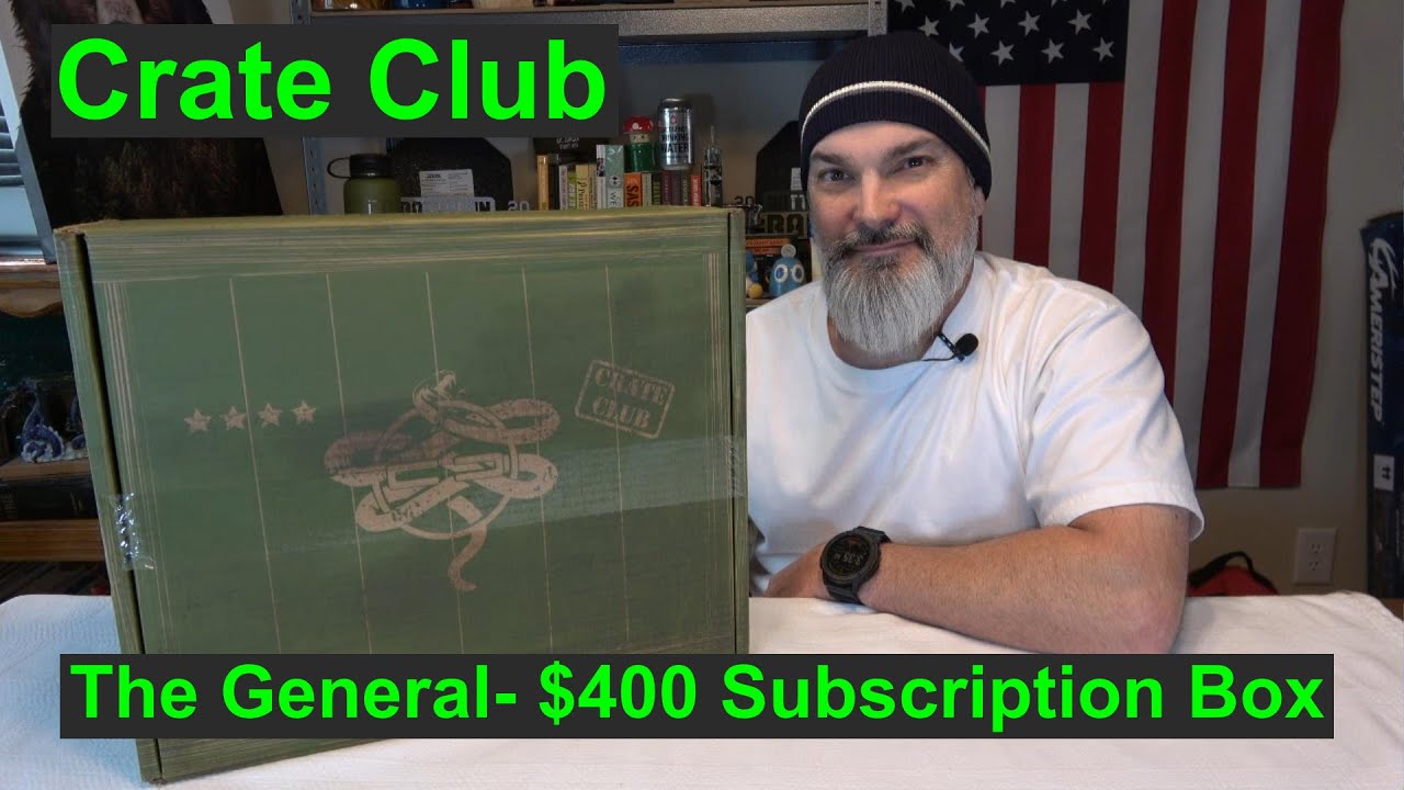 Crate Club "The General" $400 Subscription Box!!! - YouTube
