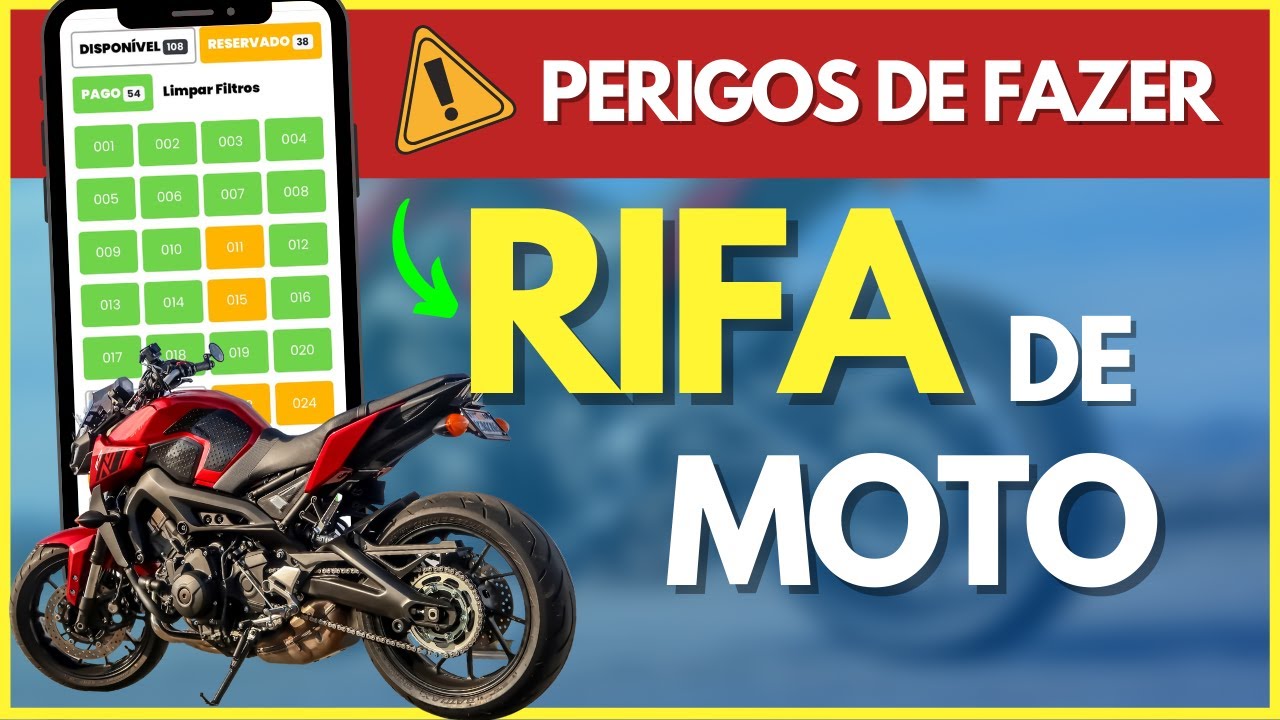 ⚠️ Rifa de Moto - Vale a Pena? Entenda 3 pontos importantes Não Errar ...