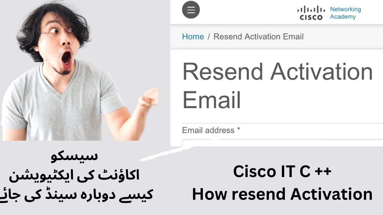 How Resend Activation Email of Cisco Netacad || Cisco Activation Token ...