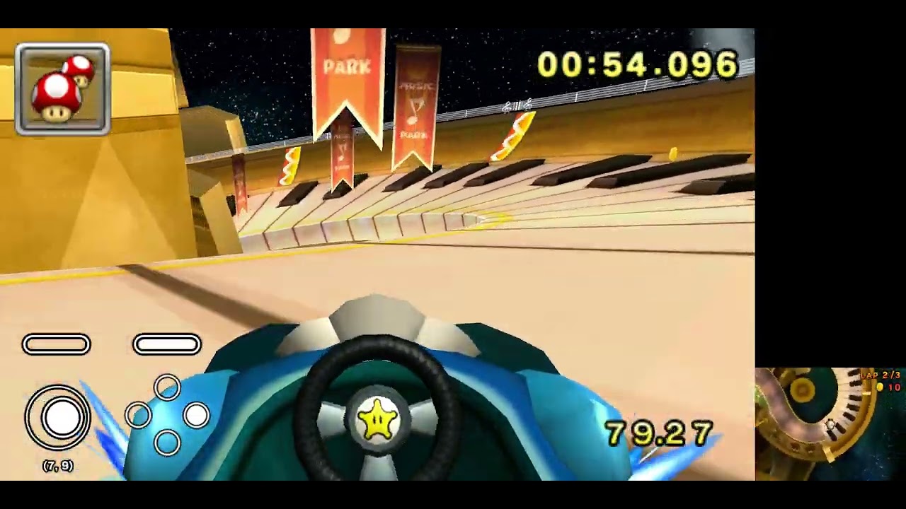 Mario Kart 7 - Music Park / Melody Motorway - Easy Staff Ghost - YouTube