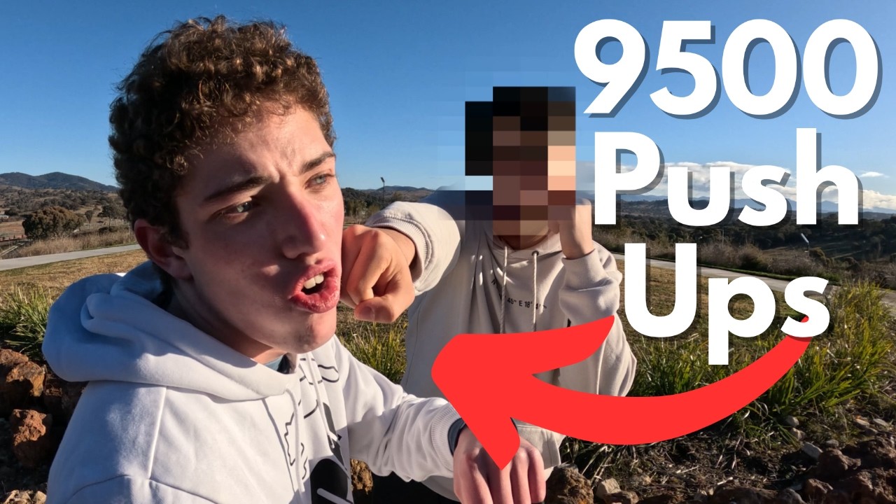 I did 9,500 push ups to help people - w2 - YouTube