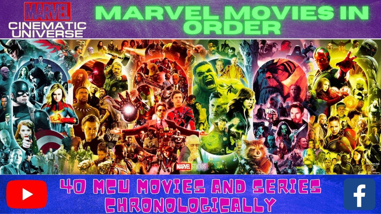 HOW TO WATCH ALL 40 MCU MOVIES AND SERIES CHRONOLOGICALLY - YouTube