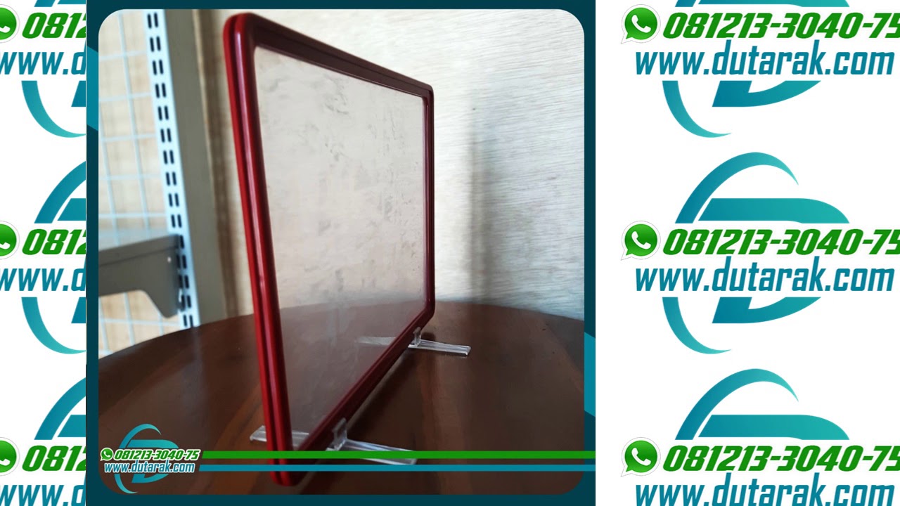 Papan Promo Meja - Table Display POP Frame A4 - YouTube