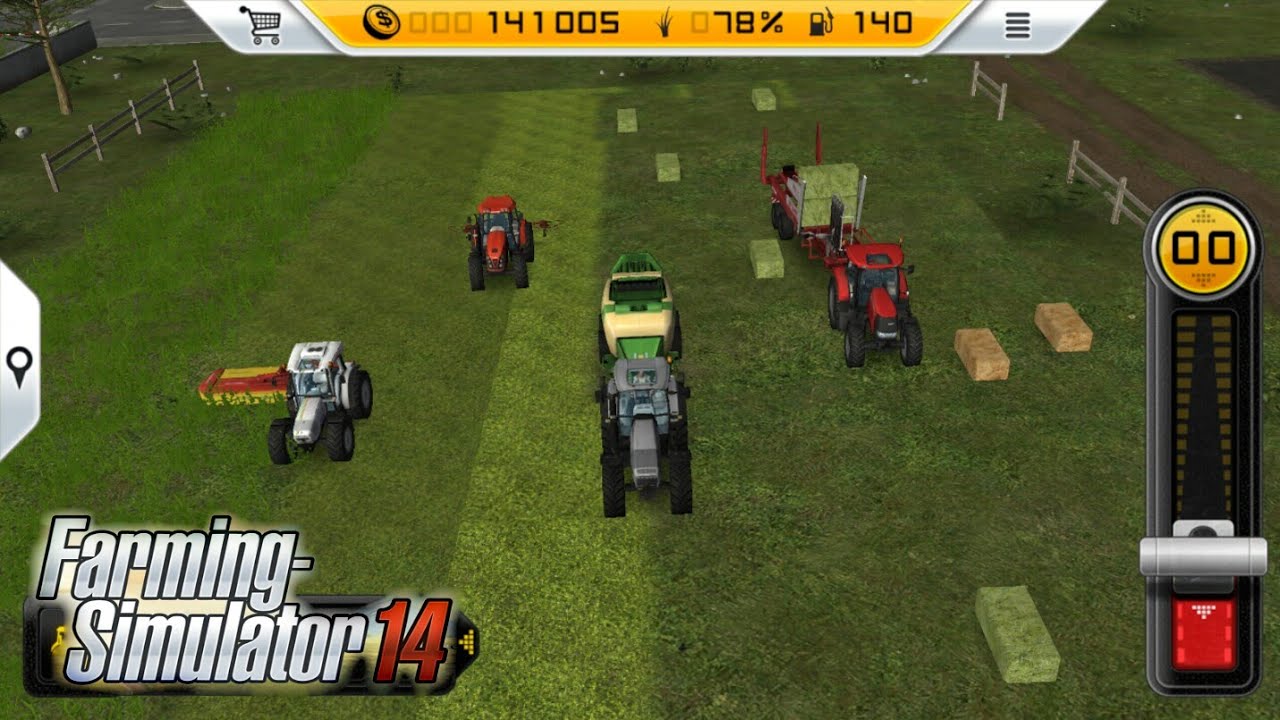 Fs14 farming simulator 14 - 4 traktörle çim biçmek - Lawn mowing with 4 ...