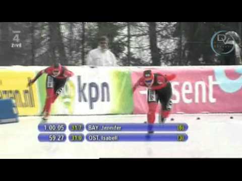 Jennifer Bay & Isabell Ost 1500m, Collalbo 2011 - YouTube