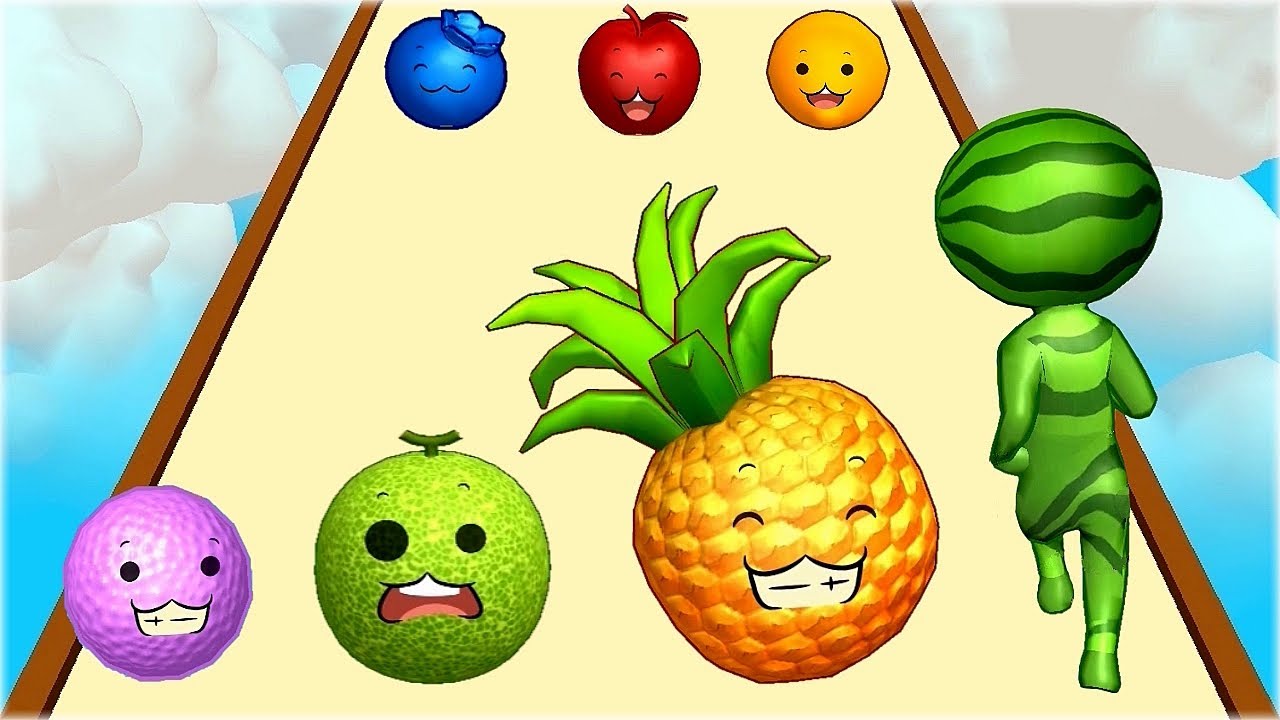 MAX LEVEL of Fruits Evolution in Watermelon Run 3D! - YouTube