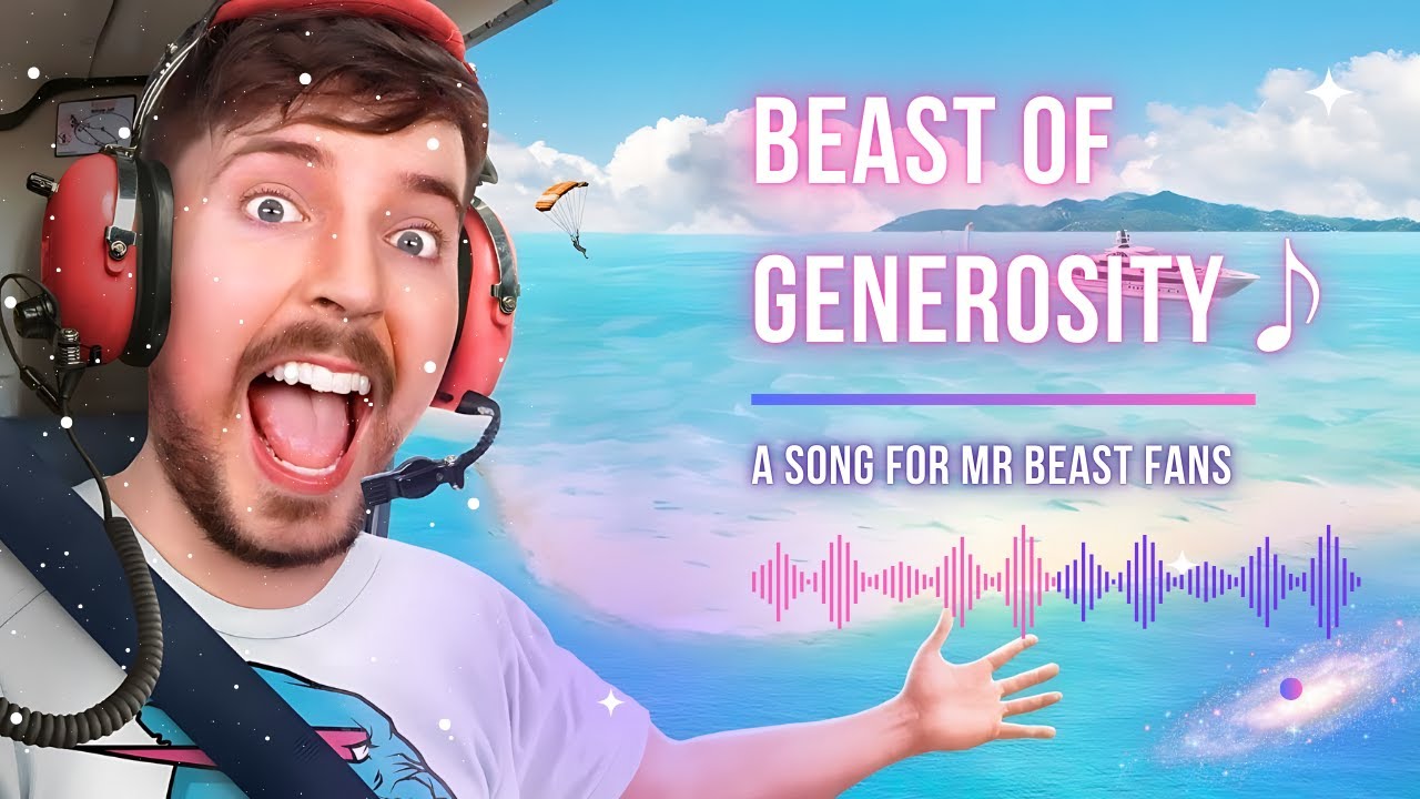 Beast of Generosity 🎶 • A Song for Mr Beast Fans • MrBeast Song • Mr ...