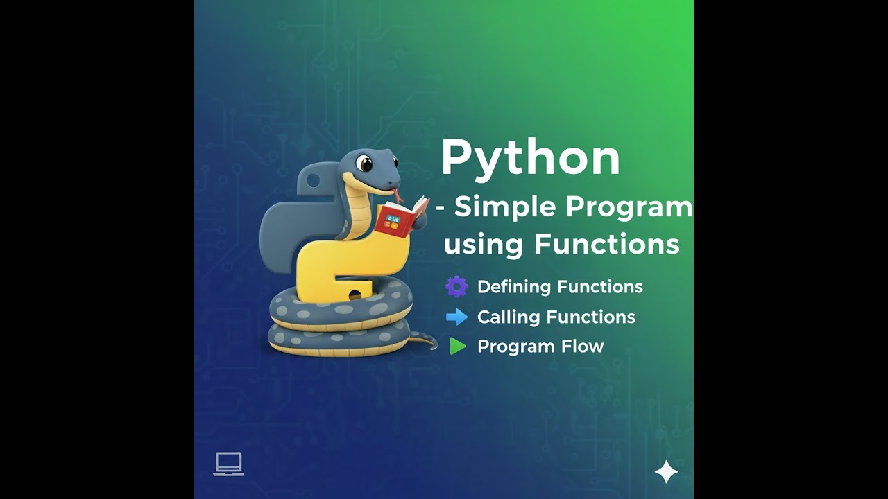 Python - Simple program using function - YouTube