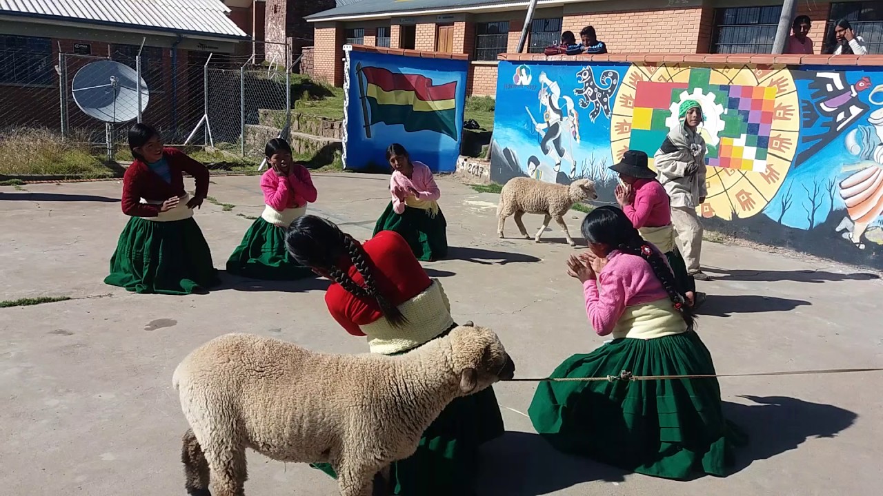 Bailando la Imilla en CANTAPA - YouTube