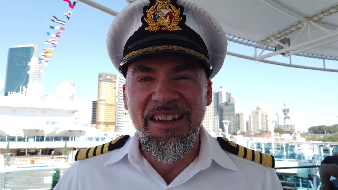 CAPTAIN DINO SAGANI MARCH 2019 IN SYDNEY AUSTRALIA ON BOARD MAJESTIC ...