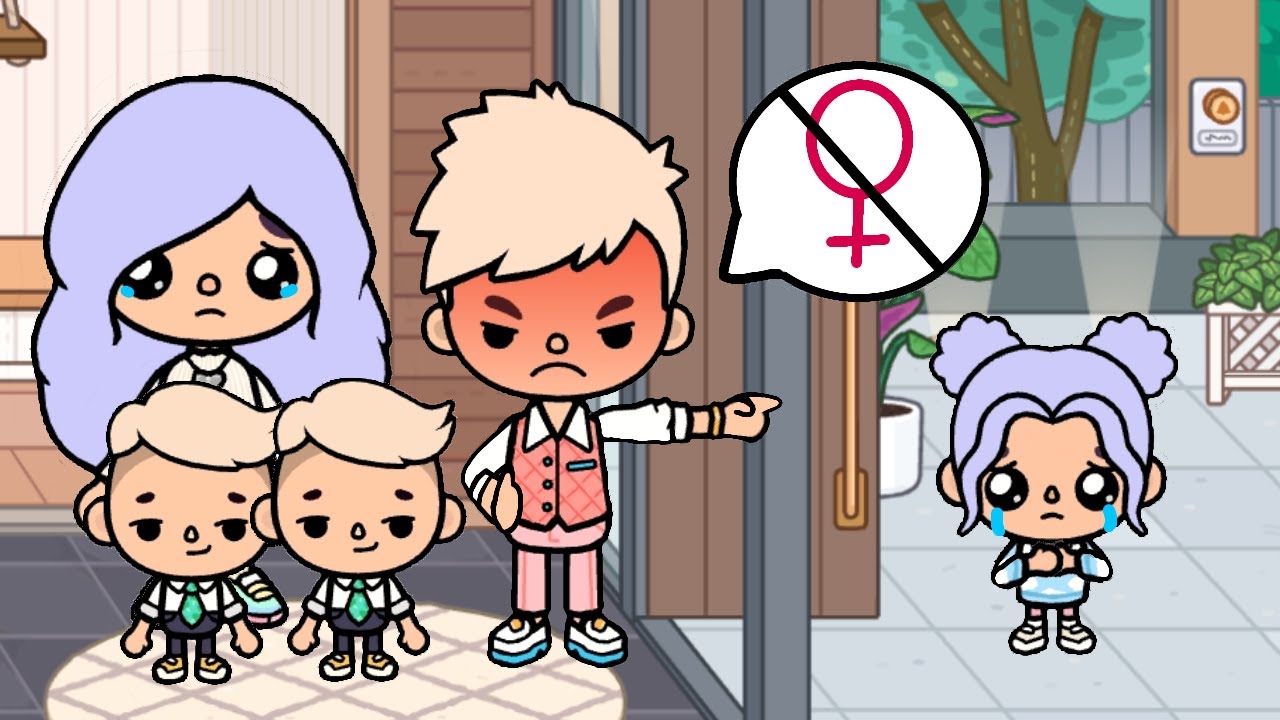 Triplets Separated In Divorce | Toca Boca Story | Toca Peddy - YouTube