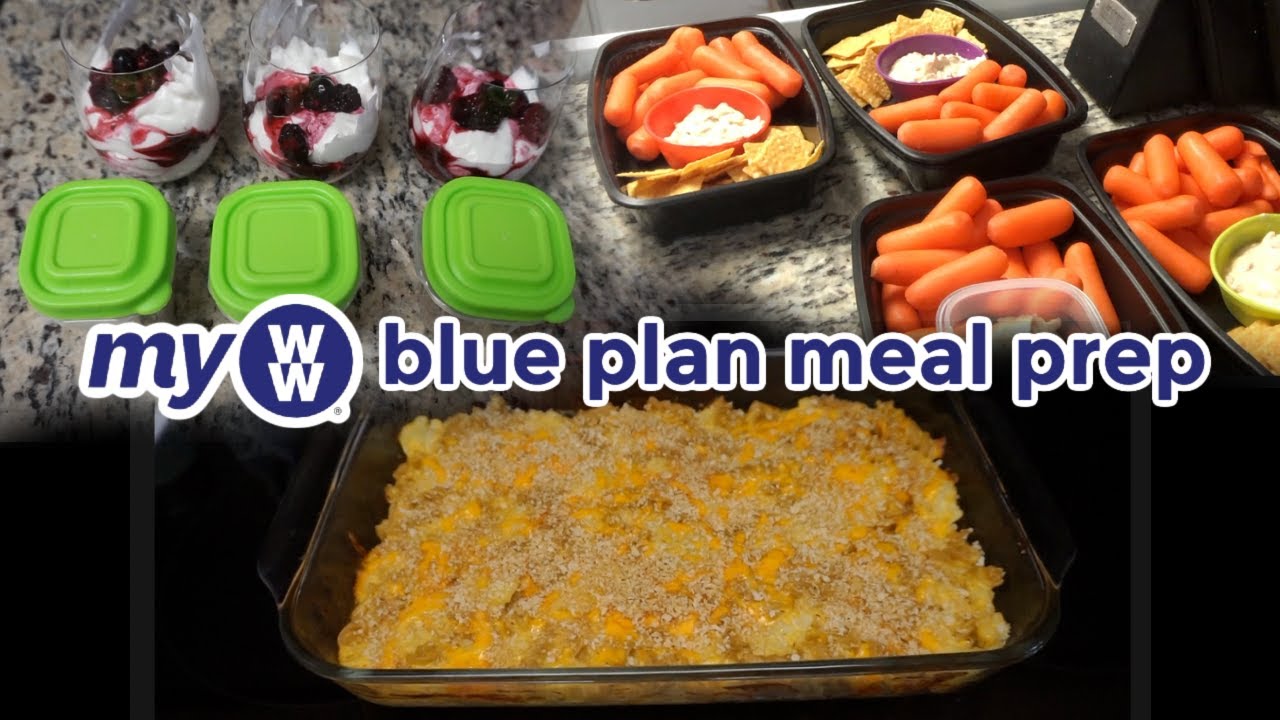 My WW Blue Plan Meal Prep / Cauliflower Mac and Cheese, Yogurt Parfaits ...