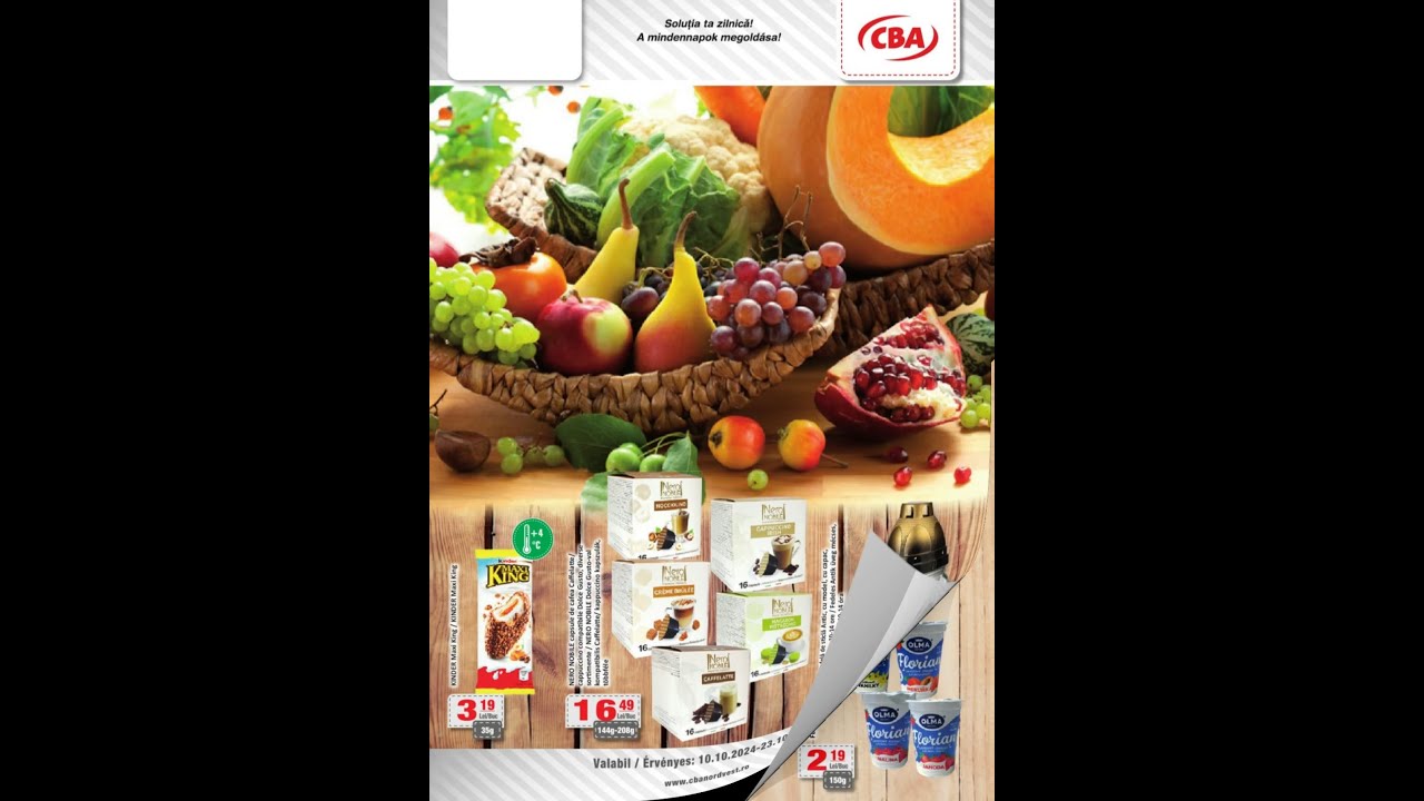 Catalog CBA 10 Octombrie - 23 Octombrie 2024 - Oferta CBA Romania - YouTube