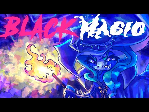 Black Metal Magic Trixie Lulamoon | My Little Pony Speedpaint