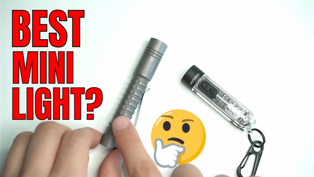 Flashlight Comparison: Nextorch K40 vs Reylight Pineapple Mini ...