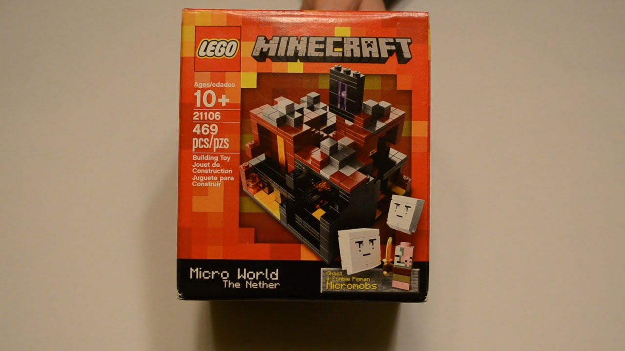 "LEGO" Minecraft Micro Set Unboxing/Review-The Nether - YouTube