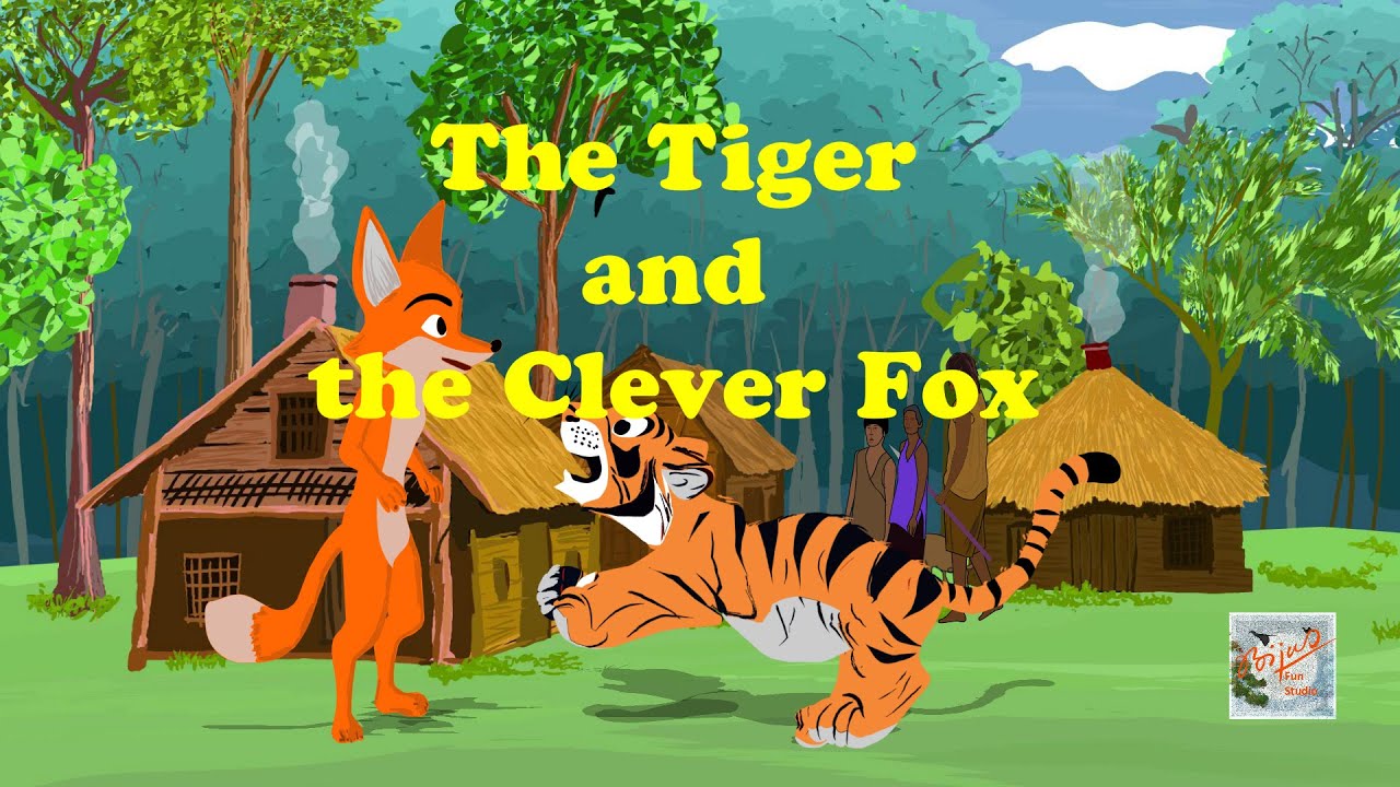 The Tiger and The Fox - #English #Animated #Story #cartoon #video - YouTube