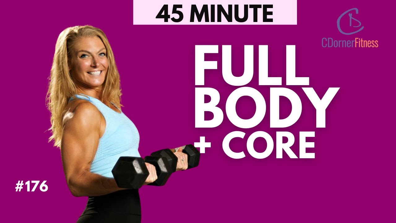 FULL BODY AND CORE WORKOUT!! At home Dumbbell workout! - YouTube