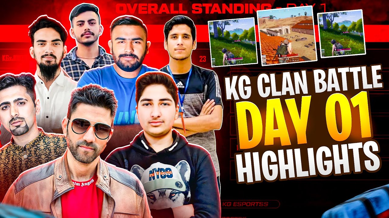 KG Clan Battle Day 1 Highlights | KG Esportss - YouTube