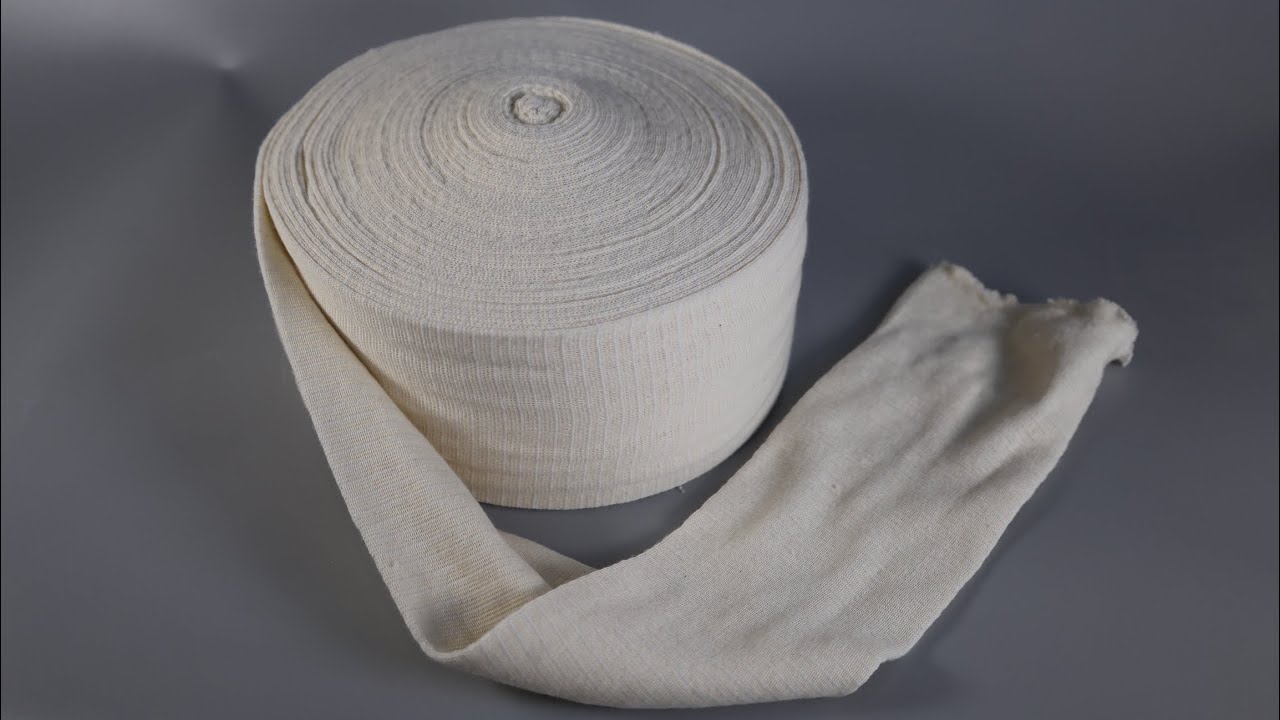 Rubber Elasticated Tubular Bandage For Muscle Relieve Natural Cotton ...