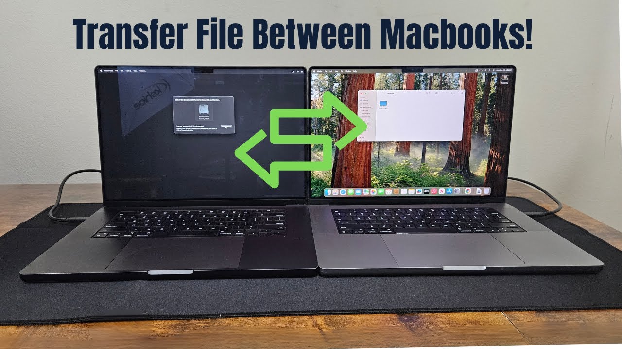 How to Transfer Files Between Apple MacBooks | Disk Sharing & Target ...