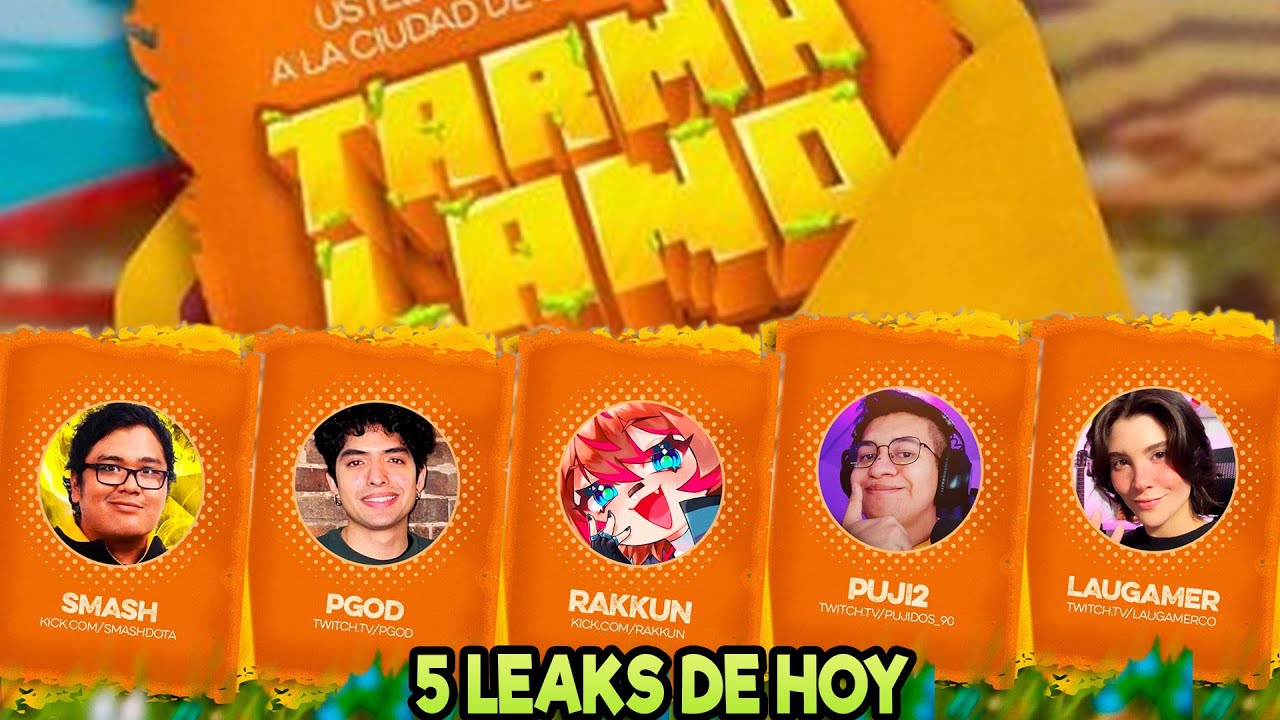 ZEIN da 5 Leaks mas para TARMALAND, Smash, PGOD, Rakkun, Puji2 y ...