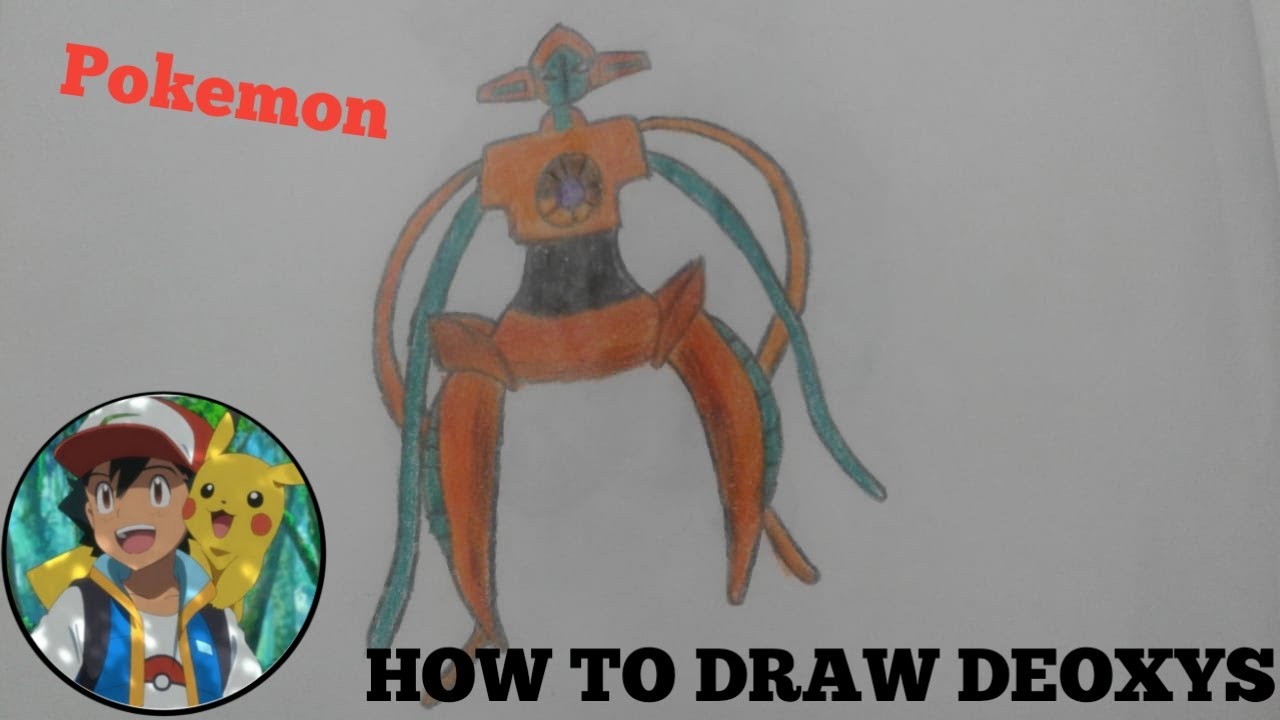 How to Draw Deoxys|pokemon - YouTube