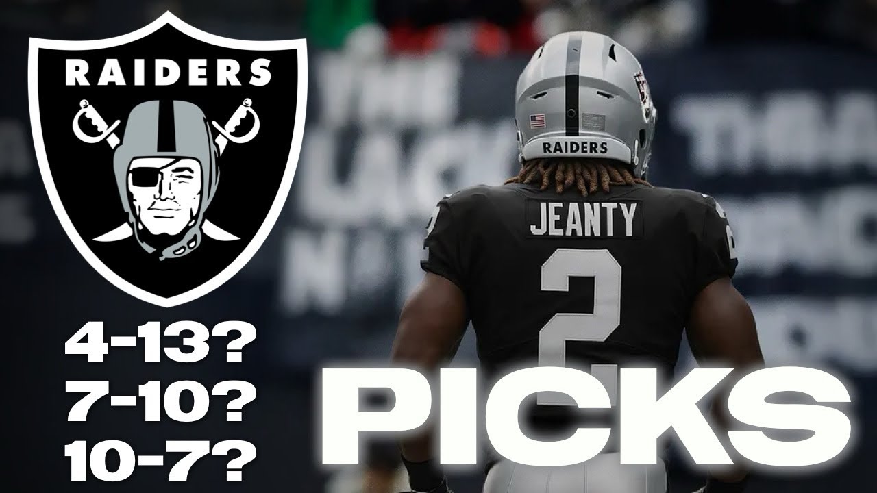 Raiders 2025 Record Predictions NFL - YouTube