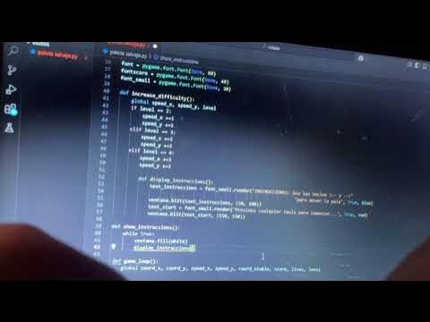 MODIFICACIÓN DEL JUEGO PELOTA SALVAJE (Con Pygame en Visual Studio Core ...