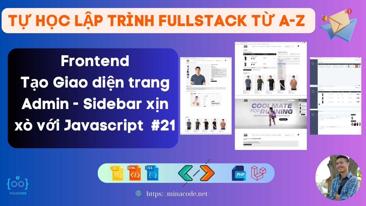 Lập trình Frontend - Giao diện trang Admin, Tạo Sidebar xịn xò với ...