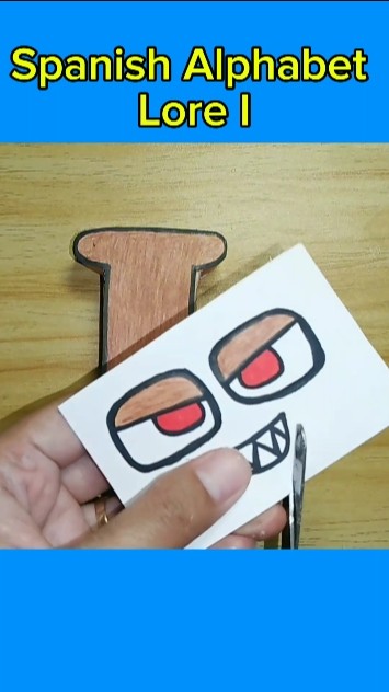 Spanish Alphabet Lore I | Paper Craft #spanishalphabetlorei # ...