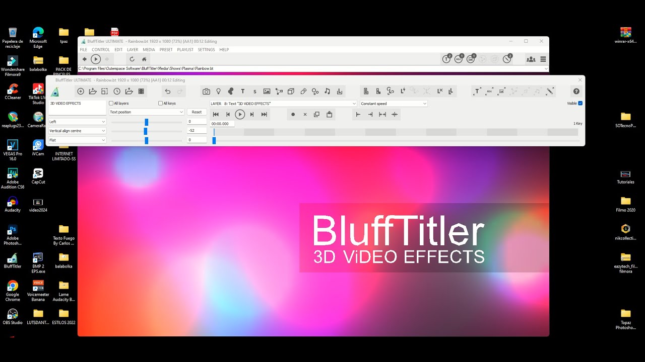 Tutoriales_PRINCIPIANTE_LOGO3D_ BluffTitler - YouTube