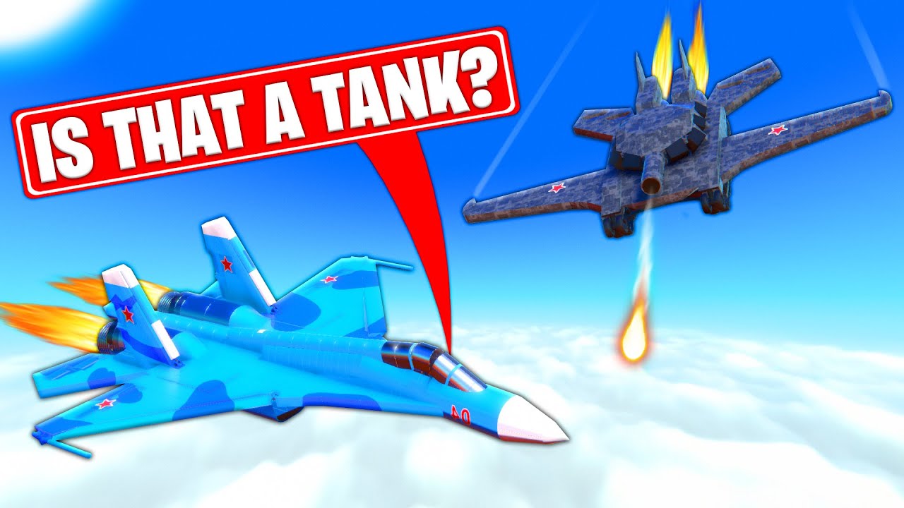 Who Can Build THE BEST Flying Tank? - YouTube