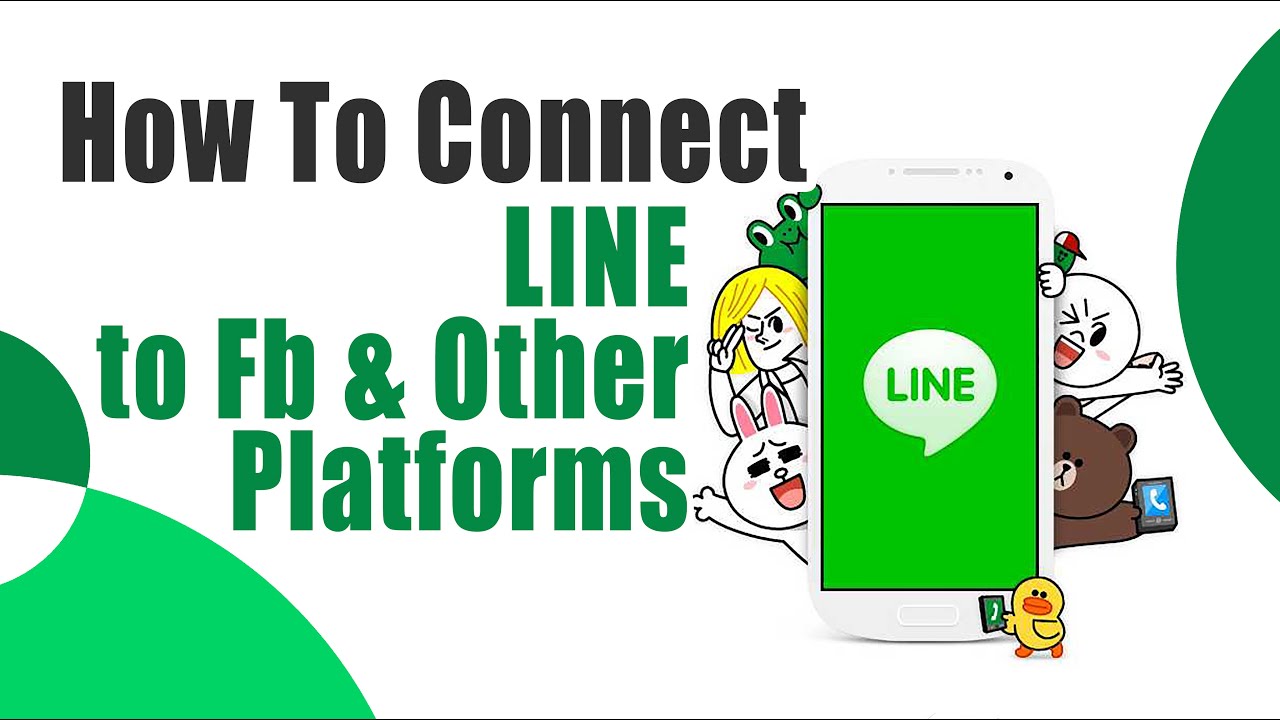 How To Connect Line App To Facebook And Other Platforms - YouTube