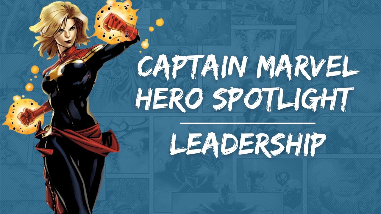 Marvel Champions Hero Spotlight - Captain Marvel - Leadership Aspect ...