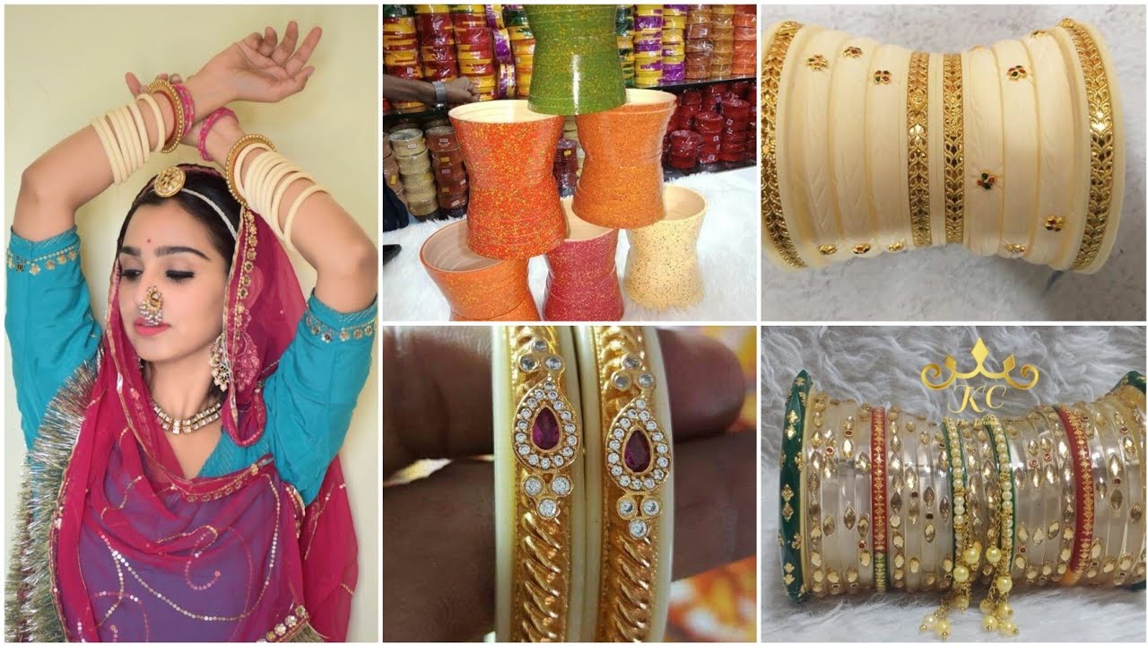 Rajputi chuda design|Rajputi chudiyan| Rajputi bangles - YouTube