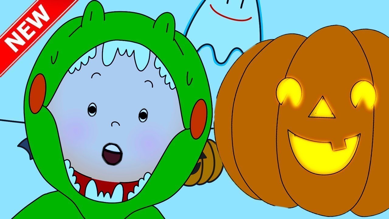 CAILLOU'S SPOOKY TIME | Caillou New Adventures | Cartoons for Kids ...