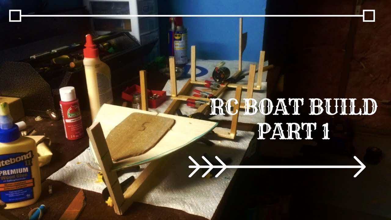 RC Balsa Wood Boat Build From Scratch, Part #1 - YouTube