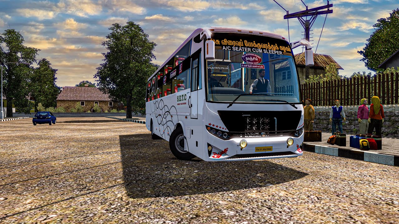 SETC Bus Driving eurotruck simulator 2 steering wheel gameplay|bus game ...