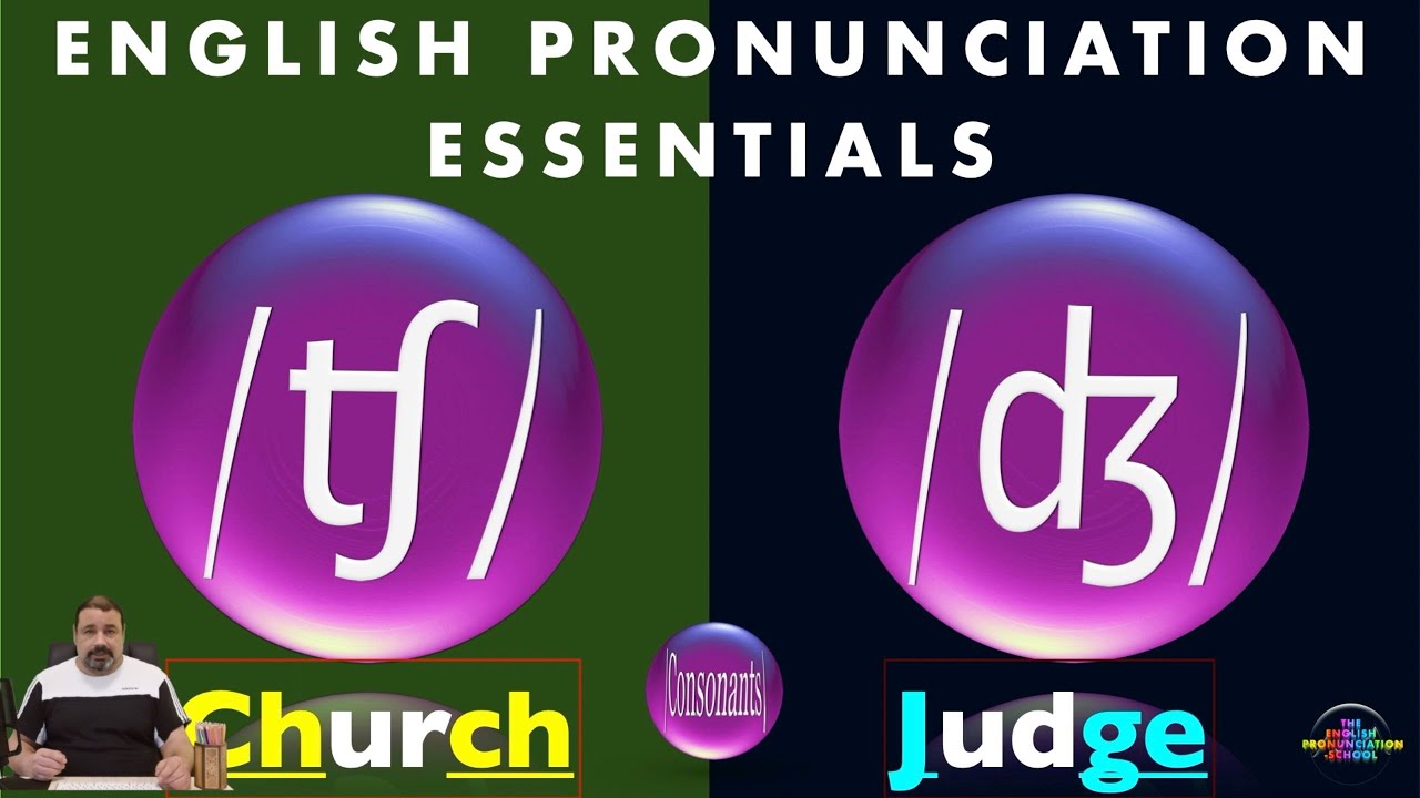 The /tʃ/ and /dʒ/ sounds in English pronunciation - YouTube