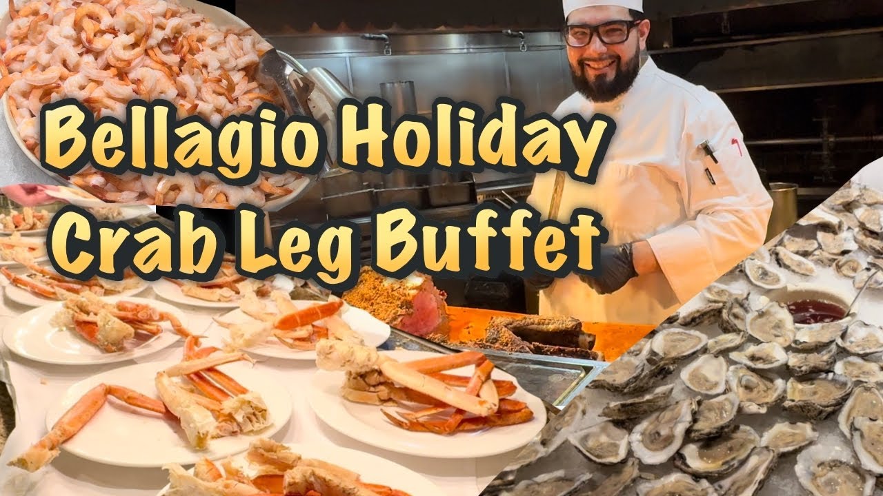 Bellagio CRAB LEG Buffet | Holiday Dinner Feast | Las Vegas - YouTube