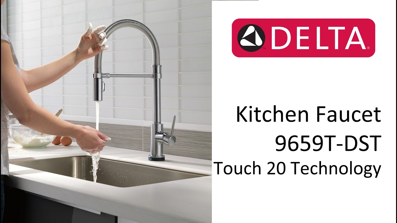 Delta Kitchen Faucet Installation with Touch2O Technology with ...
