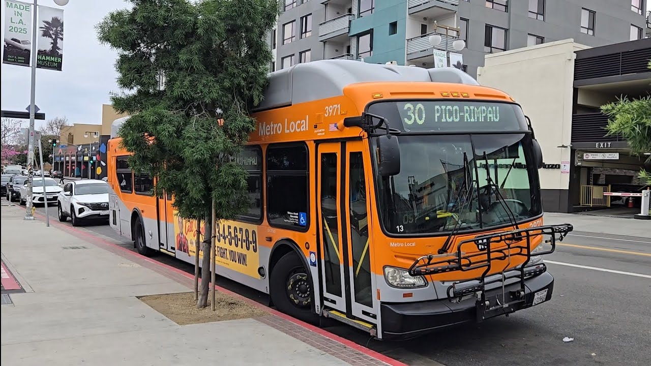 Metro Line 30 | Westbound to Pico - Rimpau | Full Ride | LA Metro - YouTube